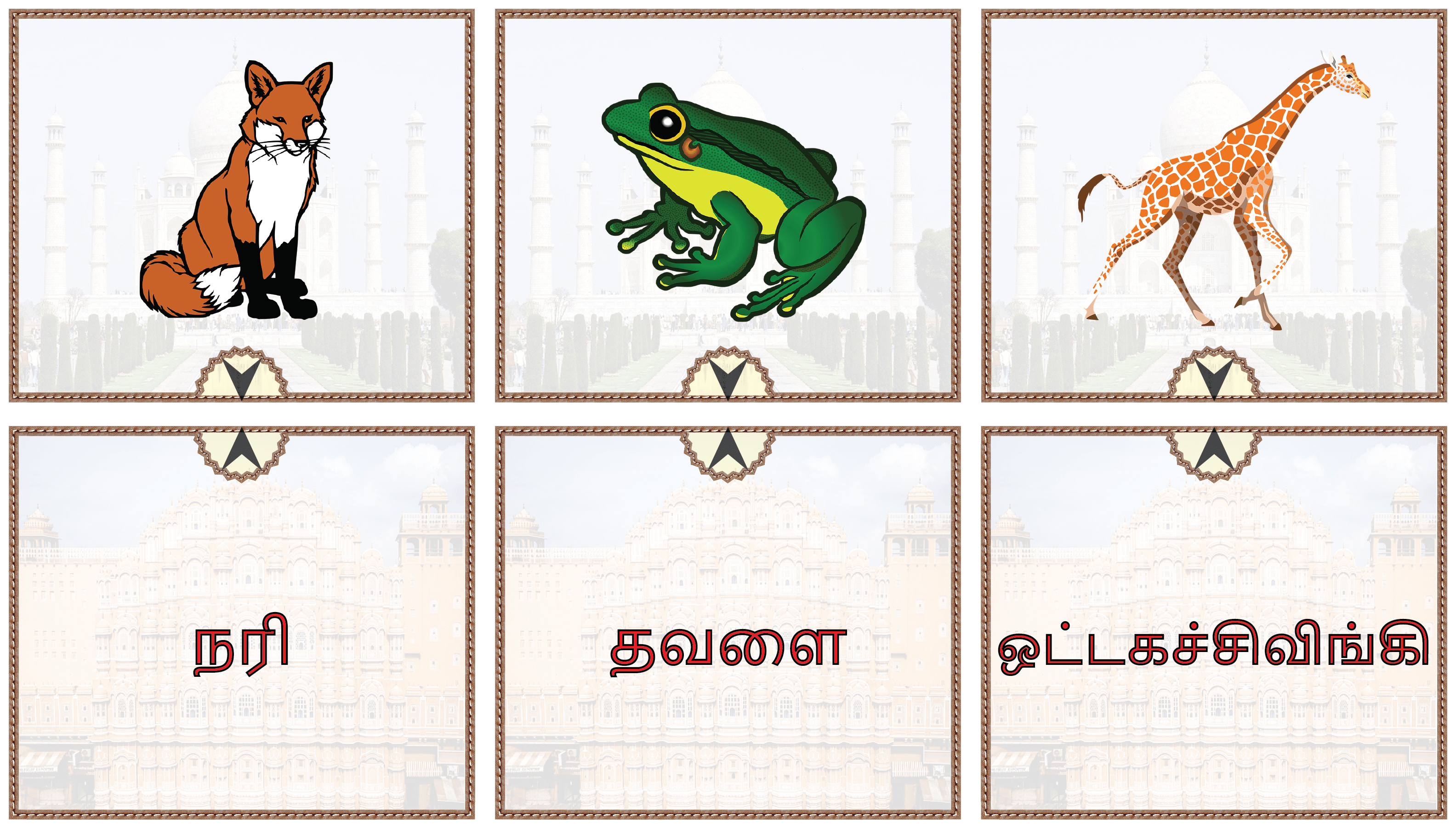Tamil Match - Animals | Made By Teachers