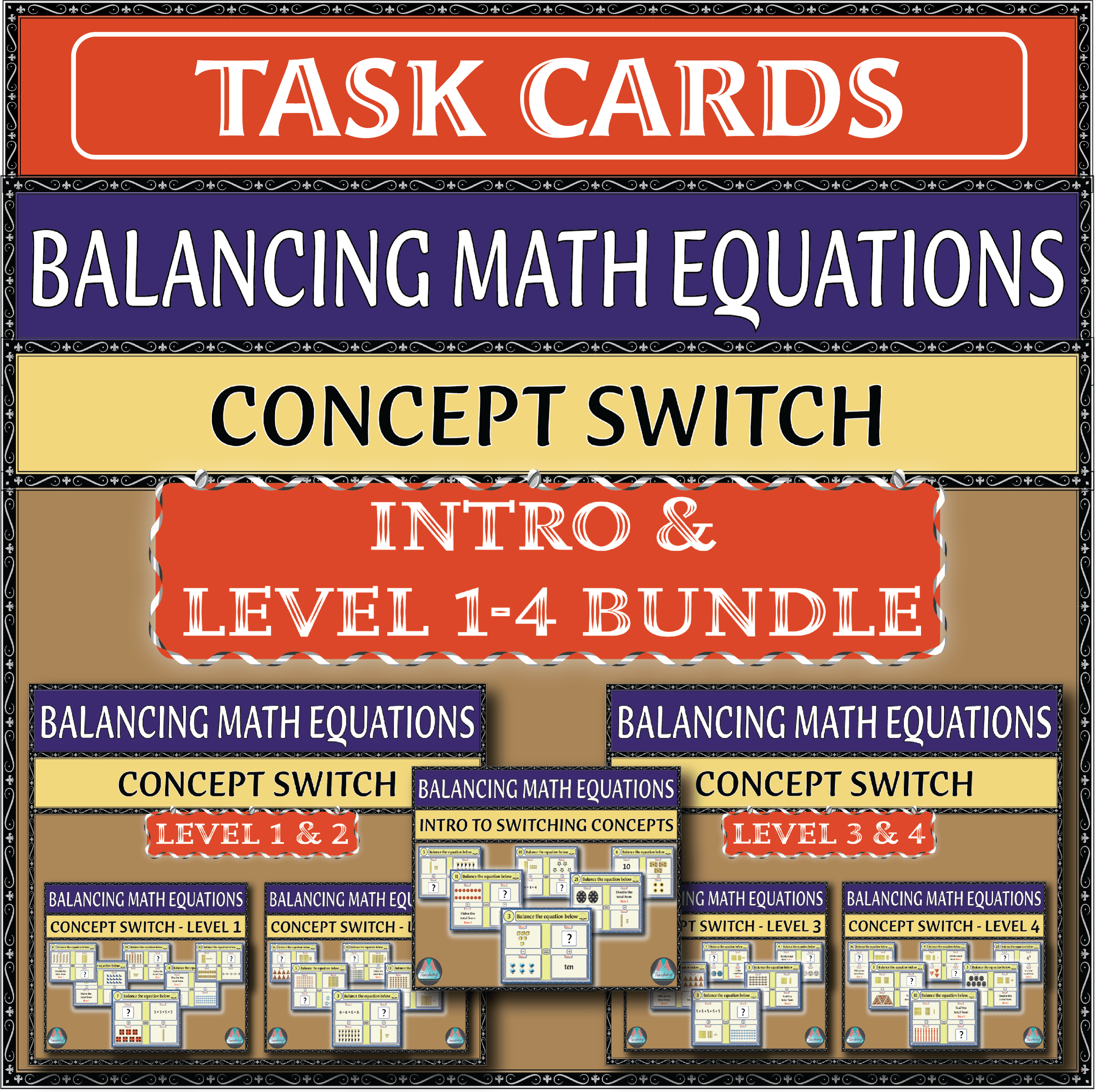 English Task Cards – Numbers and Colors - Made By Teachers