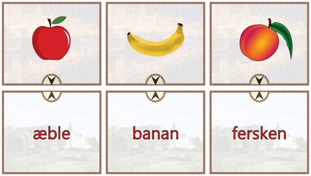 Danish Vocabulary Match Bundle - Made By Teachers