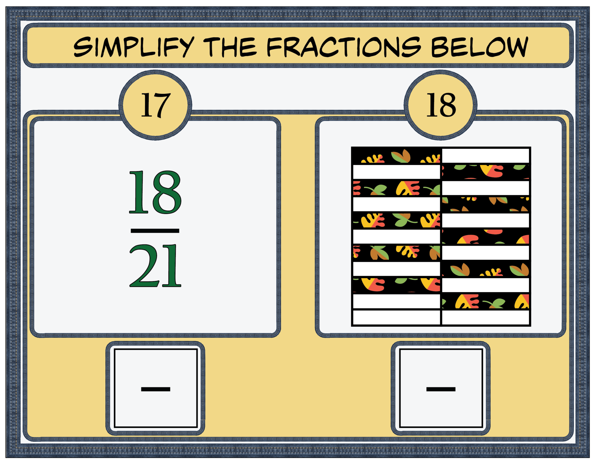 Fractions Task Cards - Complete Bundle | Made By Teachers