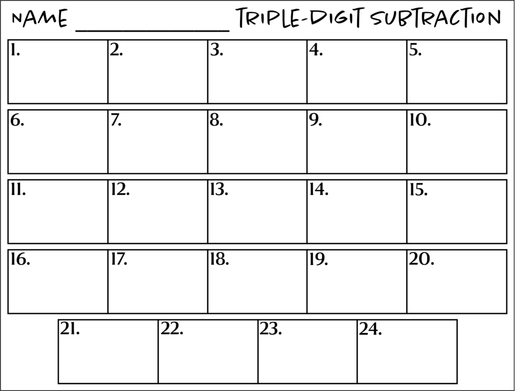 Triple-Digit - Addition and Subtraction Task Cards - Made By Teachers