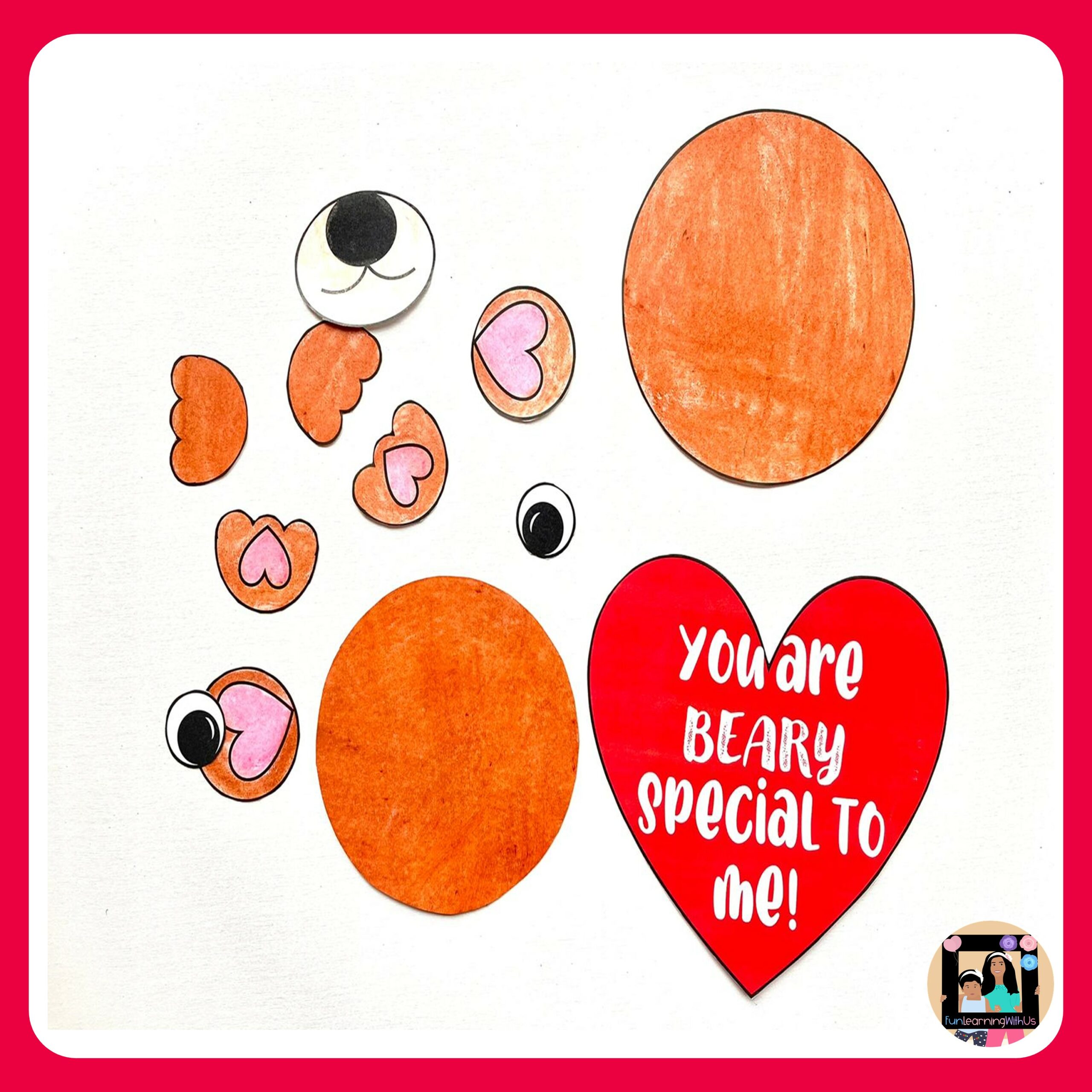 Valentine's Day Bear Craft | Bear Craft | Made By Teachers
