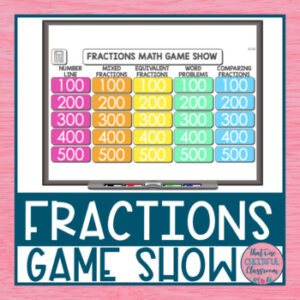 3rd Grade Fractions Math Game Show | Made By Teachers