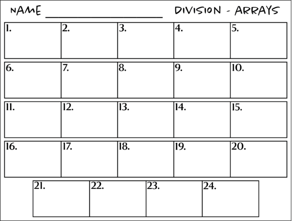 Division Task Cards - Arrays & Equal Groups Bundle | Made By Teachers