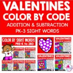 VALENTINE'S DAY COLOR BY NUMBER | VALENTINE'S DAY COLOR BY CODE ...