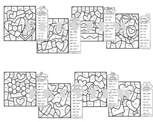 VALENTINE'S DAY COLOR BY NUMBER | VALENTINE'S DAY COLOR BY CODE ...