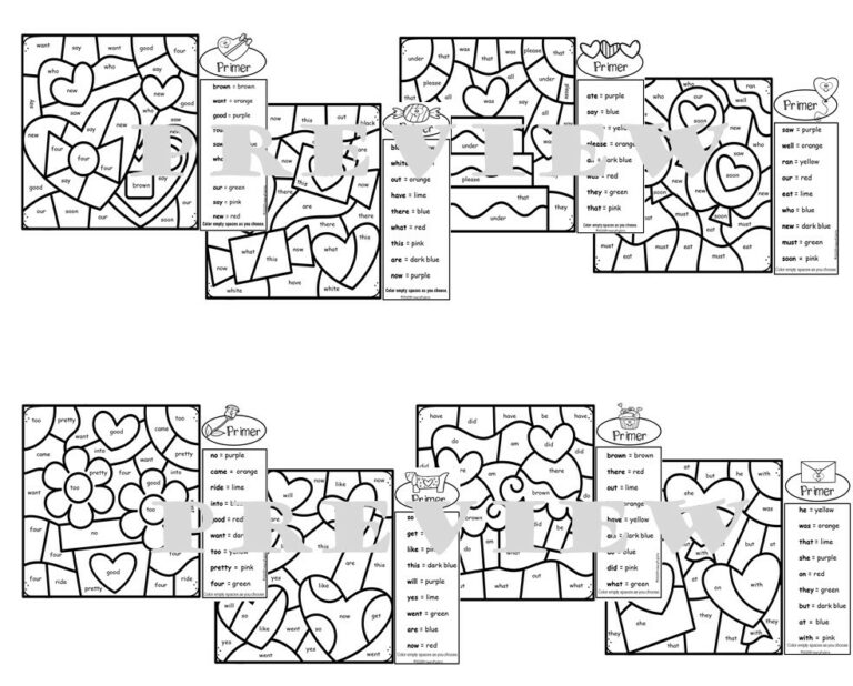 VALENTINE'S DAY COLOR BY NUMBER | VALENTINE'S DAY COLOR BY CODE ...