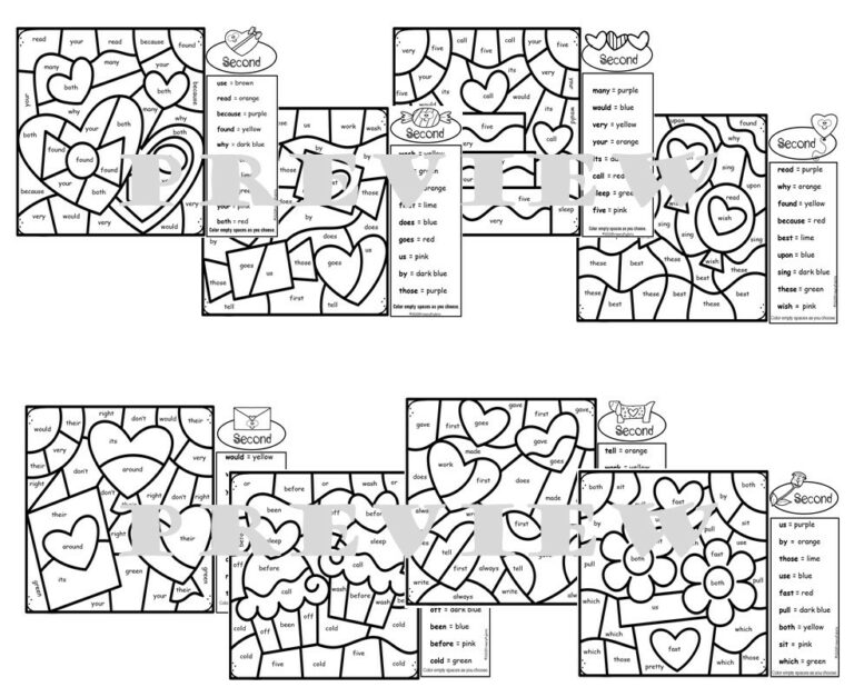 VALENTINE'S DAY COLOR BY NUMBER | VALENTINE'S DAY COLOR BY CODE ...