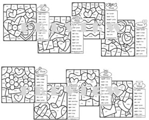 VALENTINE'S DAY COLOR BY NUMBER | VALENTINE'S DAY COLOR BY CODE ...