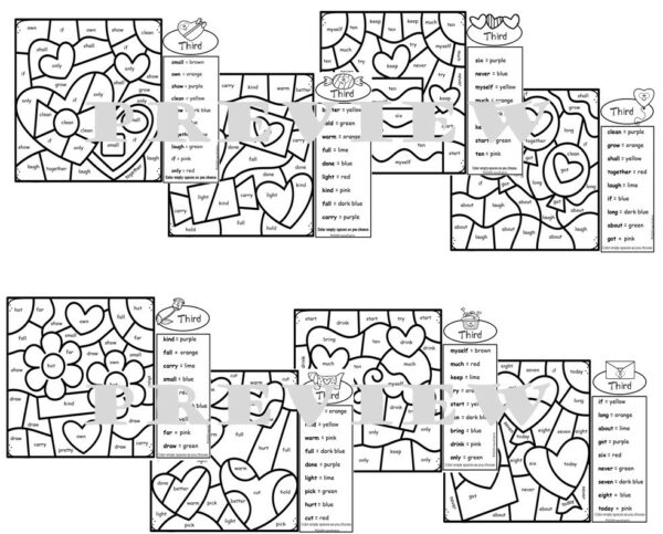 VALENTINE'S DAY COLOR BY NUMBER | VALENTINE'S DAY COLOR BY CODE ...