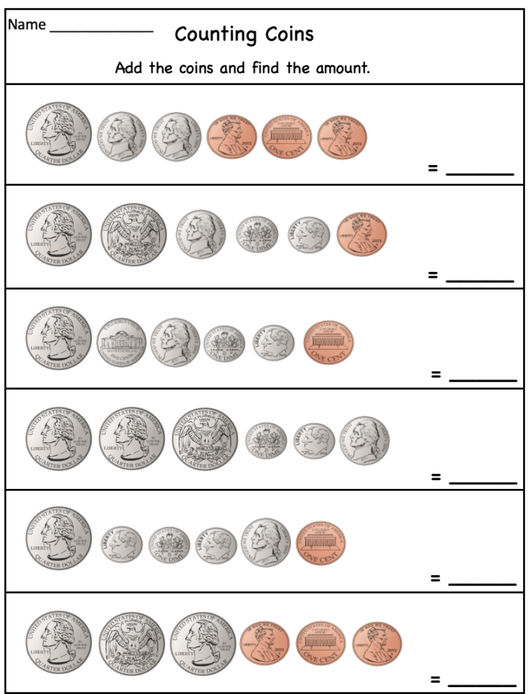 Counting Money (MD)Penny to Bills, 2nd Part 1 | Made By Teachers