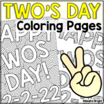 Twos Day Twosday Coloring Pages 2s Day 2-2-22 2-22 | Made By Teachers