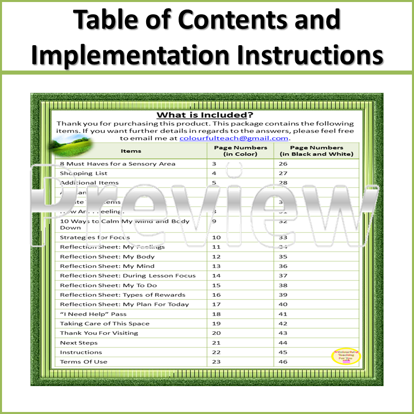 Self Regulation Strategies PreK and Kindergarten - Made By Teachers