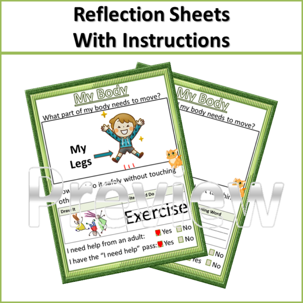 Self Regulation Strategies PreK and Kindergarten - Made By Teachers
