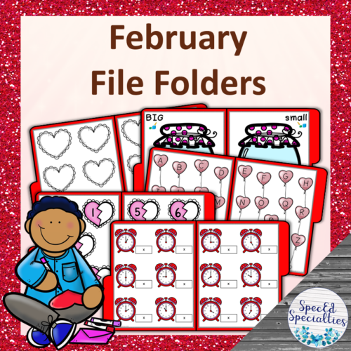 February Valentine's Day File Folder Activities | Made By Teachers