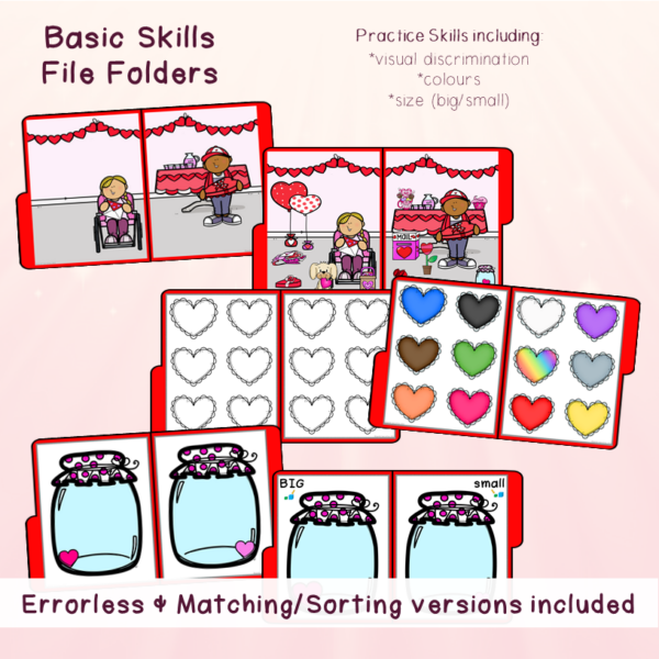 February Valentine's Day File Folder Activities - Made By Teachers