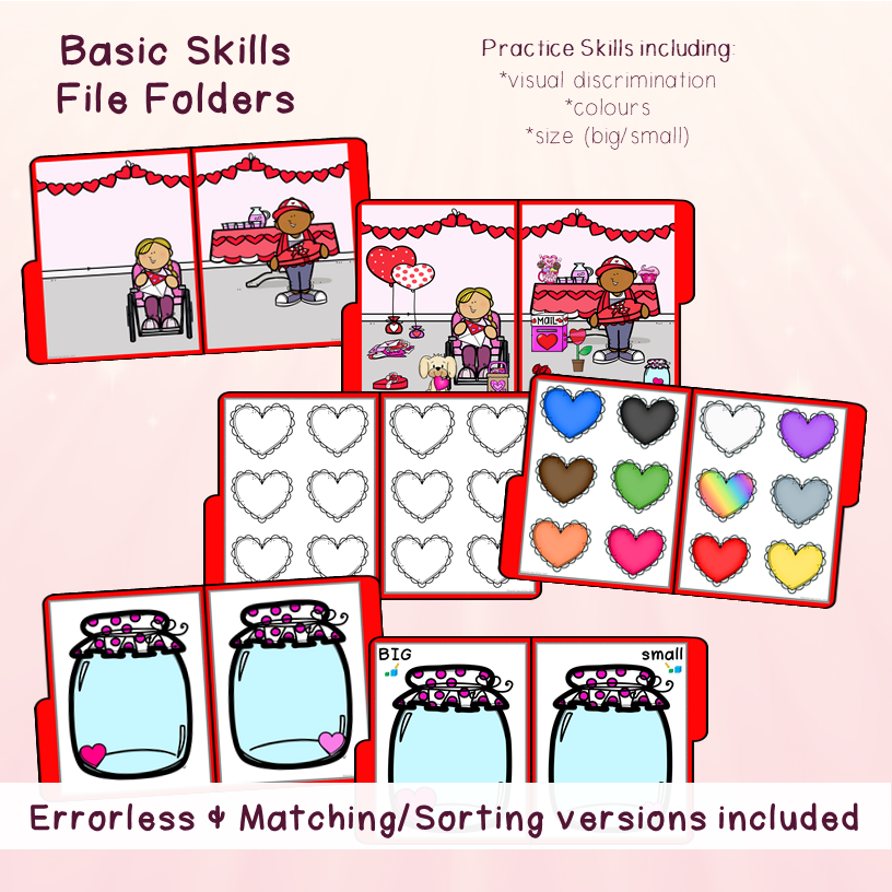 February Valentine's Day File Folder Activities | Made By Teachers