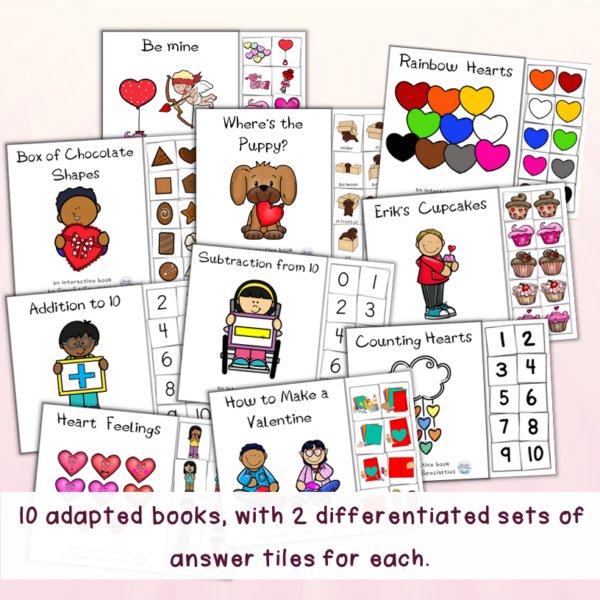 February Valentine's Day Adapted Books | Made By Teachers