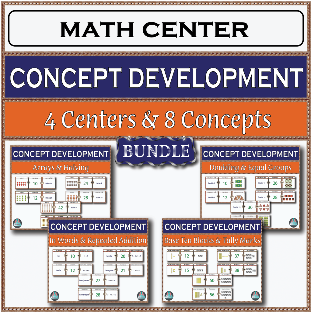 Math Center Concept Development Bundle | Made By Teachers