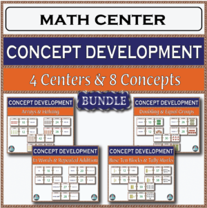 Math Center Concept Development Bundle | Made By Teachers