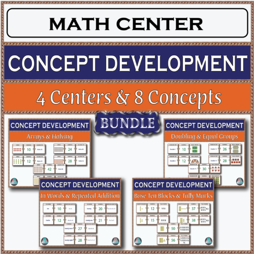 Math Center Concept Development Bundle | Made By Teachers