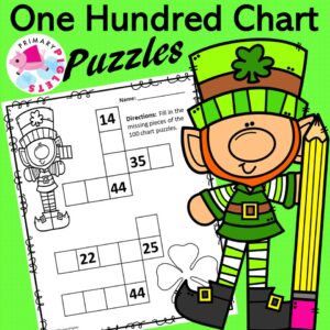 100S Charts Worksheets Puzzles St. Patrick's Day | Made By Teachers