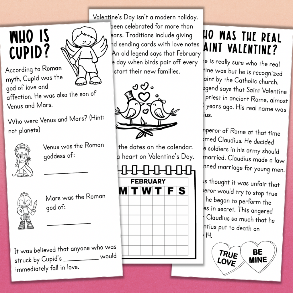 VALENTINES DAY Activity Informational Brochure - Made By Teachers