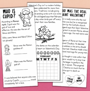 VALENTINES DAY Activity Informational Brochure | Made By Teachers