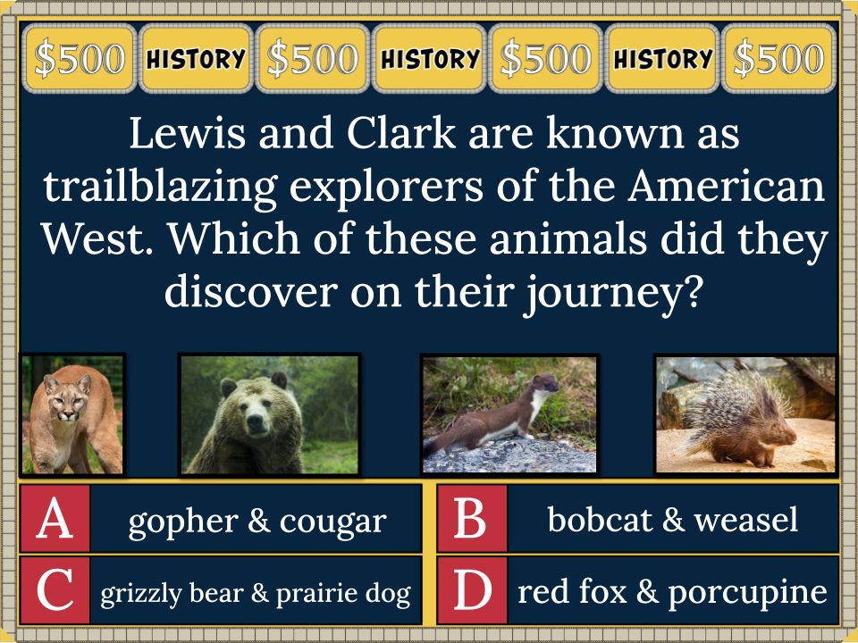 Country Quiz Task Cards - United States | Made By Teachers