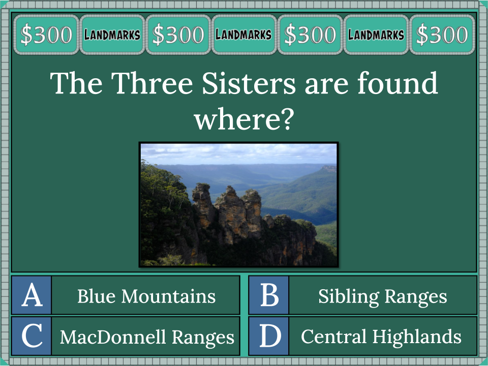 Country Quiz Task Cards - Australia - Made By Teachers