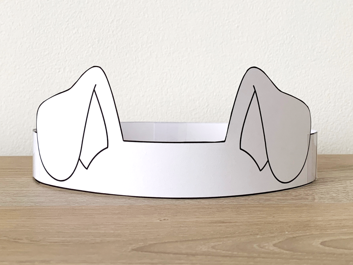 Dog Ears Crown Headband Printable Coloring Craft | Made By Teachers