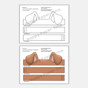 Dog Ears Crowns Headbands Printable Coloring Craft - Made By Teachers
