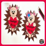 Valentine's Day Hedge Hugs Craft | Hedgehog Craft | Made By Teachers