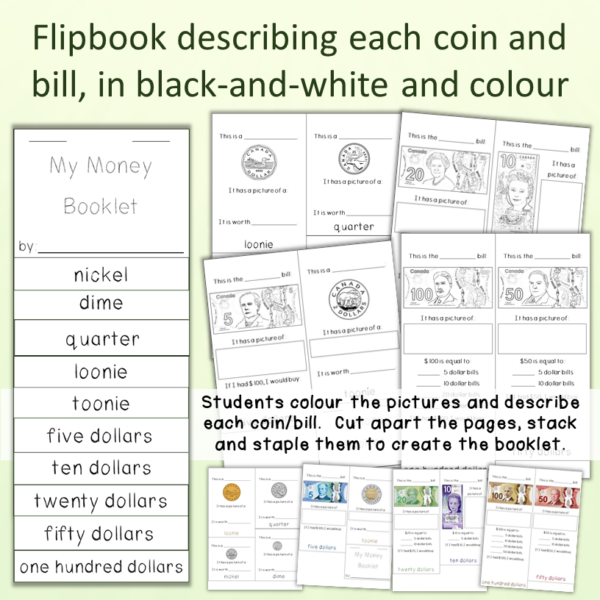 Identifying Canadian Money Worksheets - Made By Teachers