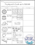 Making Change with Canadian Money Worksheets - Made By Teachers
