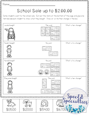 Making Change with Canadian Money Worksheets | Made By Teachers