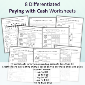 Making Change with Canadian Money Worksheets - Made By Teachers