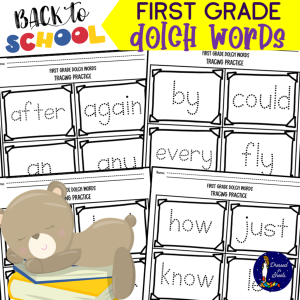 First Grade Dolch Words Practice BUNDLE - Made By Teachers