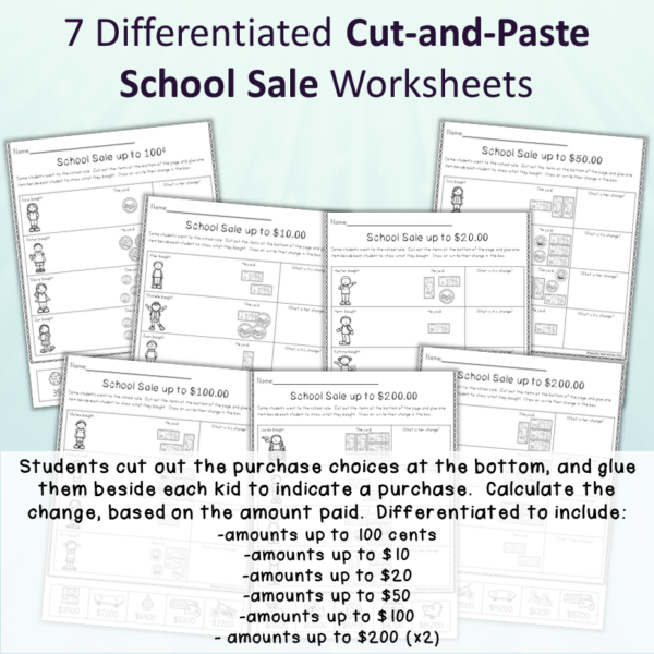 Making Change with Canadian Money Worksheets | Made By Teachers