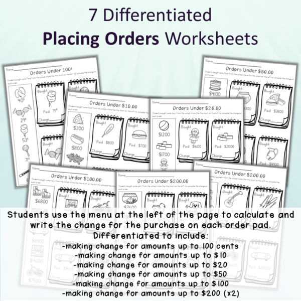 Making Change with Canadian Money Worksheets | Made By Teachers