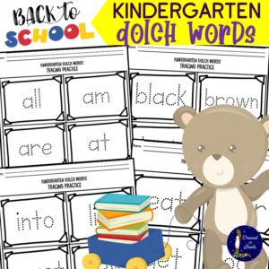 Kindergarten Dolch Words Practice BUNDLE - Made By Teachers