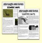 Zombie and Vampire Sub Plan Science Reading Bundle | Made By Teachers