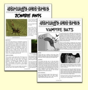 Zombie and Vampire Sub Plan Science Reading Bundle | Made By Teachers