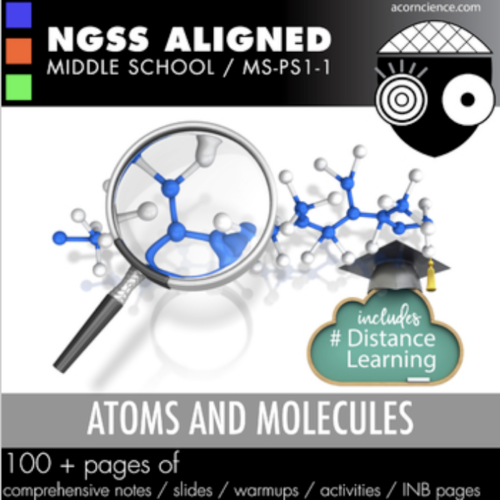 Middle School NGSS Atoms and Molecules MS-PS1-1 - Made By Teachers