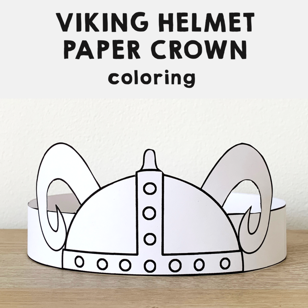Zombie Paper Crown Printable Coloring Halloween Spooky Craft Activity ...