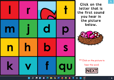 Valentine's Beginning Sounds Boom Card Puzzle | Made By Teachers
