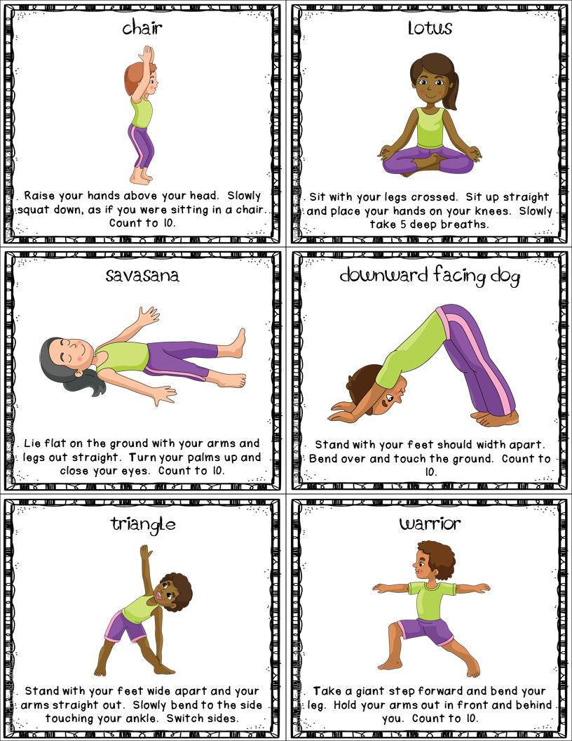 Yoga Roll-a-Brain Break for Self-Regulation - Made By Teachers