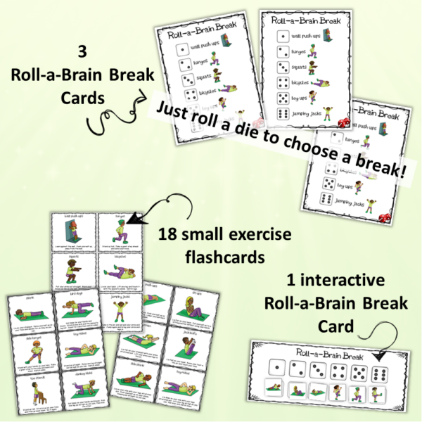 Roll-a-Brain Break Self-Regulation & Gross Motor | Made By Teachers