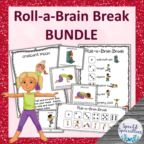 Roll-a-Brain Break Self-Regulation BUNDLE - Made By Teachers