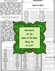 Books of the Bible Activity Pack 3 - Catholic - Made By Teachers